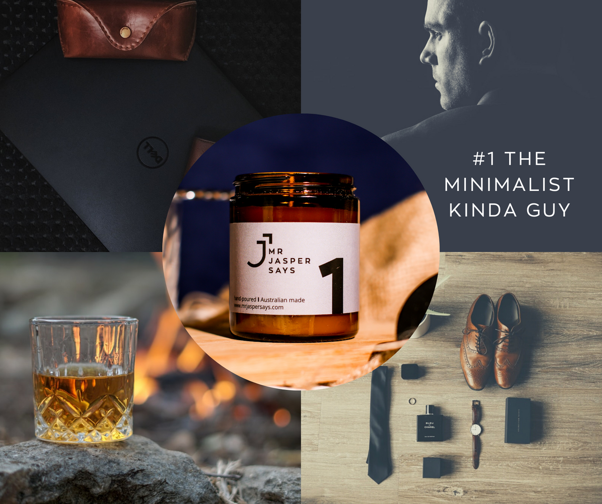 Mr Jasper Says “The Minimalist Kinda Guy.” Scented Candle | Mr Jasper Says