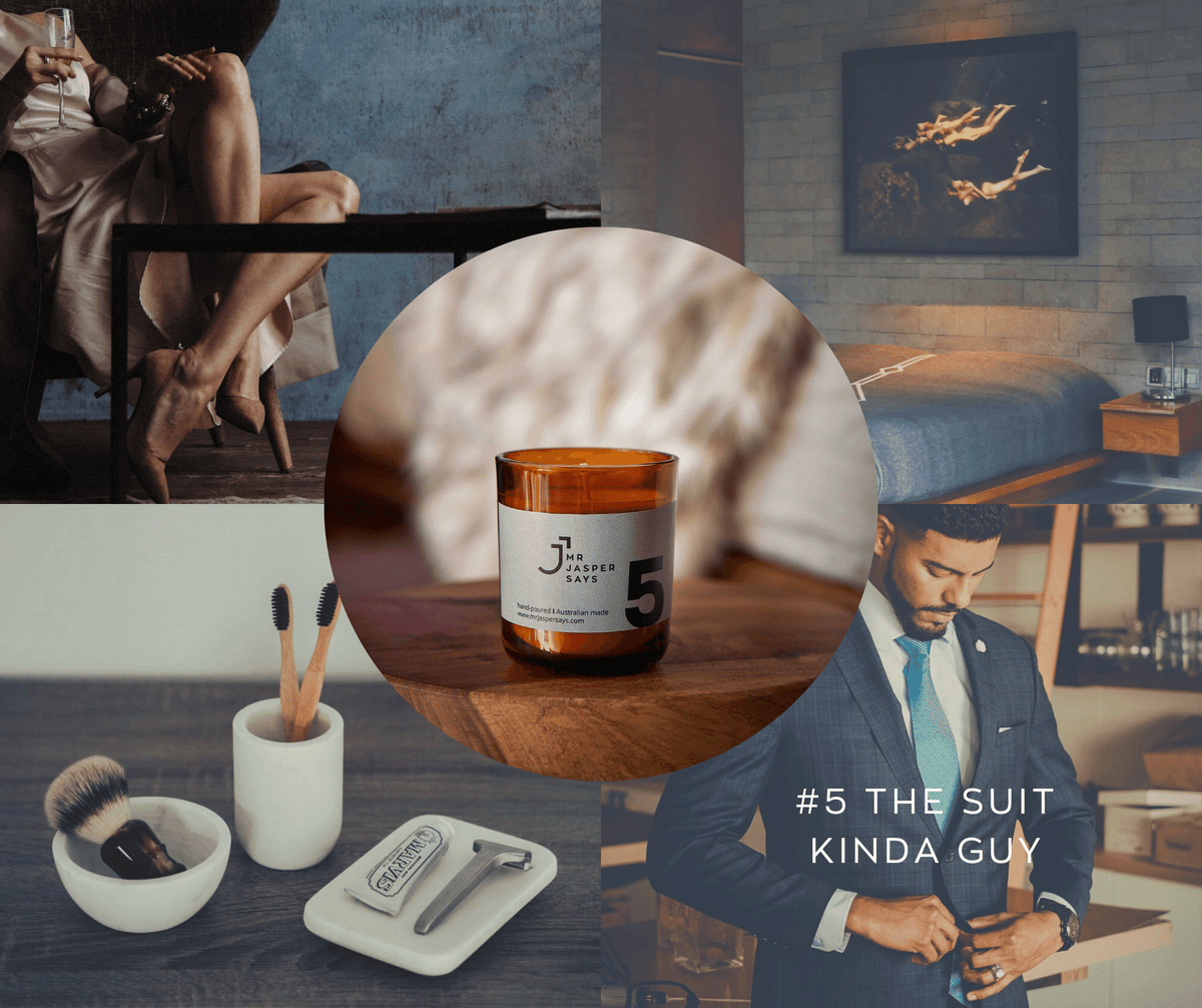 Mr Jasper Says “The Suit Kinda Guy.” Scented Candle for Men | Mr Jasper ...