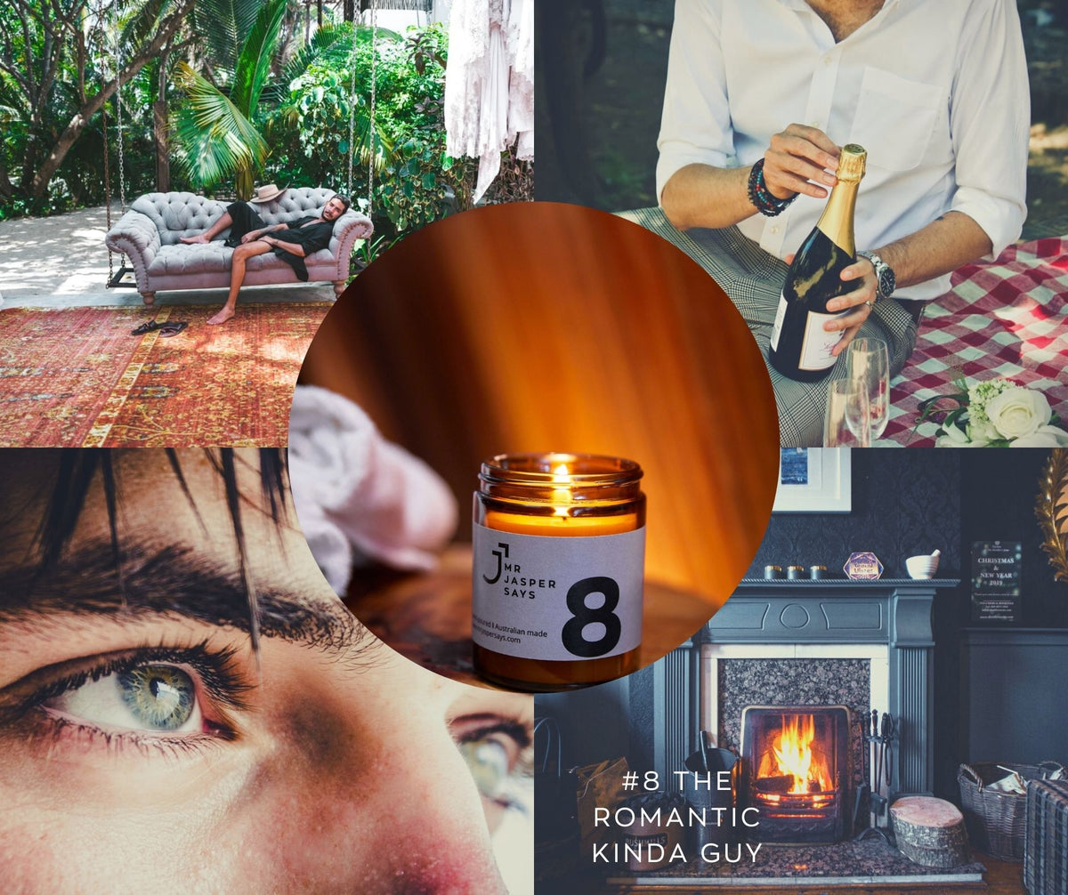 Mr Jasper Says the “Romantic Kinda Guy” Scented Candle | Mr Jasper Says
